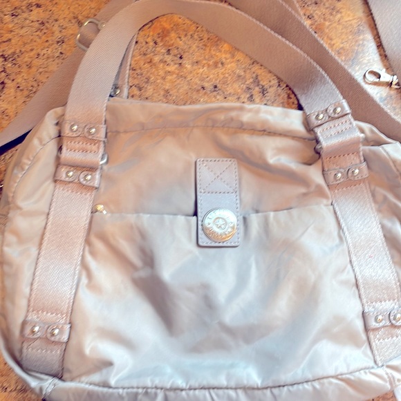 Kipling | Bags | Kipling Purse Light Gray Adjustable Shoulder Strap ...